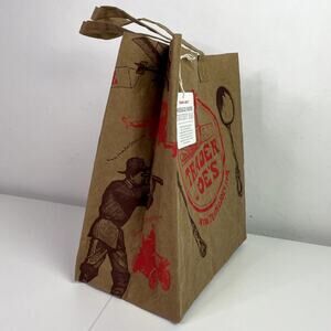 Trader Joe'S | Bags | Trader Joes Rare Paper Washable Grocery Tote Bag ...